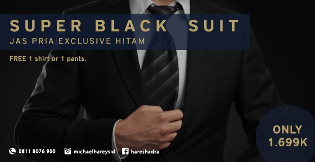 Super Black Suit | Jas Pria - Jas Pria Sesuai Selera Anda